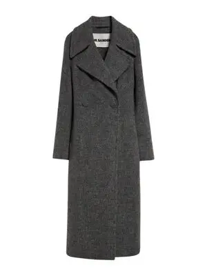 JIL SANDER Belted Double Breasted Coat