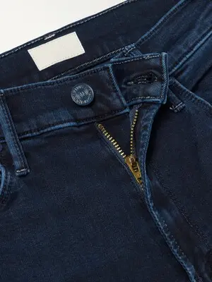 MOTHER The Dazzler Ankle Mid-rise Slim-leg Jeans