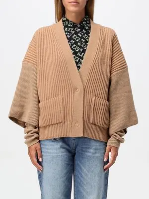 Pinko Ribbed Knit Sweater - Beige