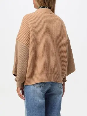 Pinko Ribbed Knit Sweater - Beige