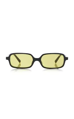 Miu Miu Square Frame Acetate Sunglasses - Black