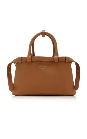 Prada Small Grained Leather Top Handle Bag
