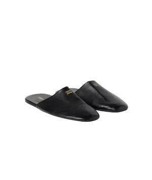 Miu Miu Leather Slippers