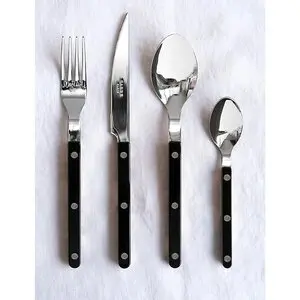 SABRE Bistrot 24-pieces Stainless-steel Cutlery Set - Black