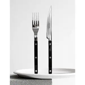 SABRE Bistrot 24-pieces Stainless-steel Cutlery Set - Black