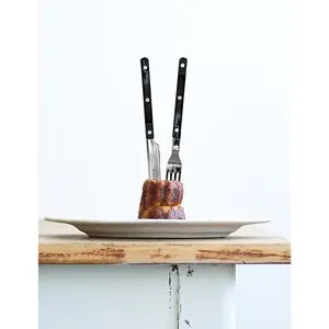 SABRE Bistrot 24-pieces Stainless-steel Cutlery Set - Black