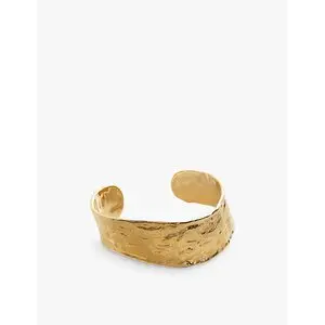 Monica Vinader Capri Cuff Bracelet - Yellow Gold