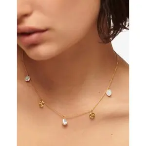 Monica Vinader Capri Keshi-pearl Pendant Necklace - Yellow Gold