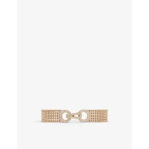Cartier Agrafe Small Diamond Bracelet - Rose Gold