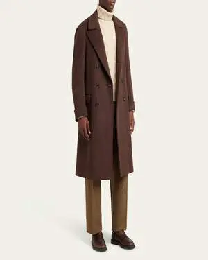 Loro Piana Double-breasted Cashmere Coat