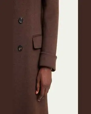 Loro Piana Double-breasted Cashmere Coat