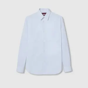 Gucci Striped Cotton Poplin Shirt - White