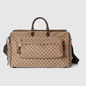 Gucci Large Gg Duffle Bag Gg Canvas - Beige | Editorialist