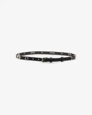 Isabel Marant Étoile Odena Belt - Black/silver