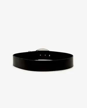 Isabel Marant Leonie Belt Black/palladium