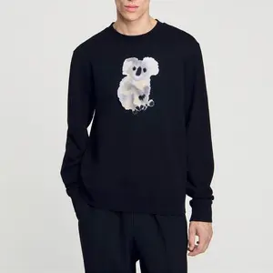Sandro Wild Animals Fleece Sweatshirt