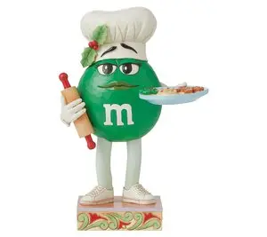 JIM SHORE M&m's M&m's Green Character W/ Coo Kies - One-color