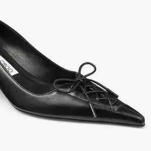 JIMMY CHOO Scarlett 50 Nappa Leather Pumps - Black