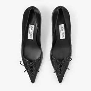 JIMMY CHOO Scarlett 50 Nappa Leather Pumps - Black