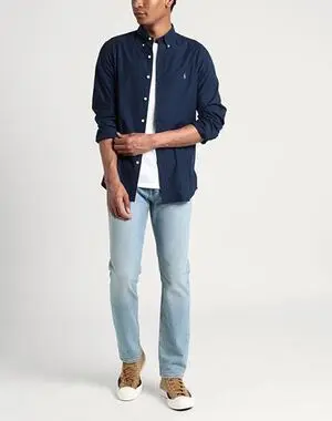 Polo Ralph Lauren Slim Fit Stretch Poplin Shirt - Blue