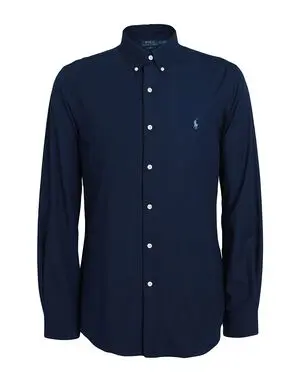 Polo Ralph Lauren Slim Fit Stretch Poplin Shirt - Blue
