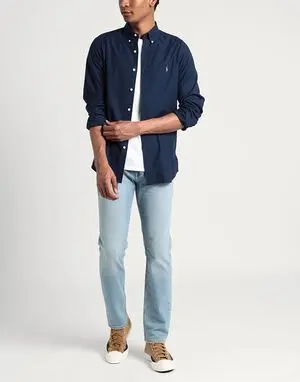 Polo Ralph Lauren Slim Fit Stretch Poplin Shirt - Blue