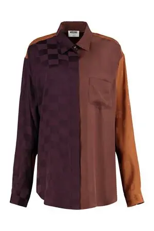 Moschino Silk Blend Shirt - Multicolor