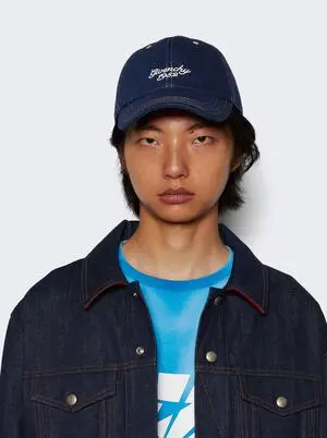 Givenchy Embroidered Logo Baseball Cap - Blue