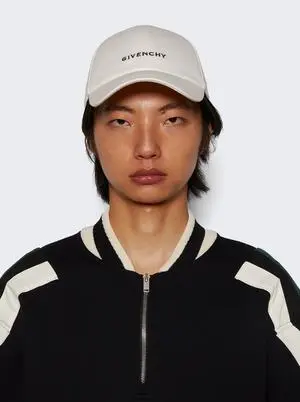 Givenchy Givenchy Embroidered Logo Baseball Cap White