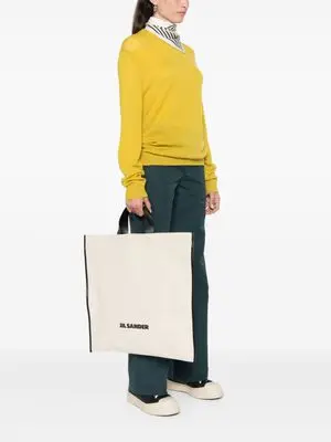 JIL SANDER Logo-print Tote Bag