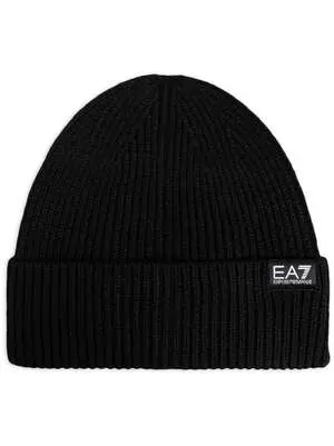EA7 Logo-tag Beanie Hat