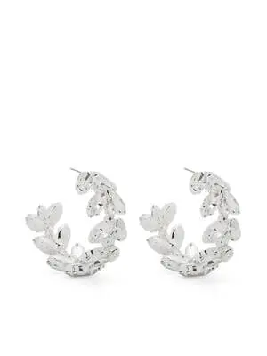 Magda Butrym Crystal Drop Earrings - Silver