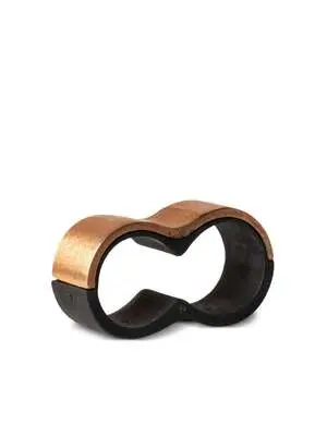 PARTS OF FOUR Sistema Contour Ring - Black