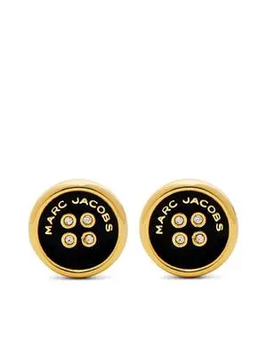 Marc Jacobs Marc Jacobs Button Stud Earrings 972 Gold/black