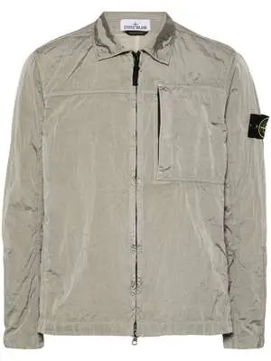 Stone Island Compass-patch Shirt Jacket