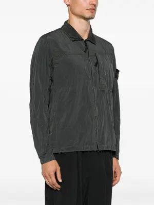 Stone Island Compass-patch Shirt Jacket