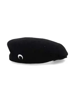 MARINE SERRE Embroidered Crescent Moon Beret