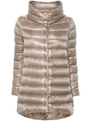 Herno Amelia Padded Coat - Brown