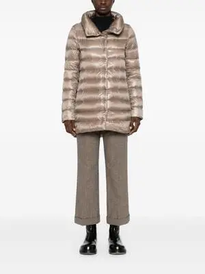 Herno Amelia Padded Coat - Brown