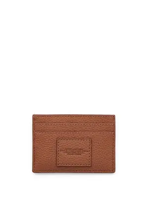 Marc Jacobs The Card Case Leather Card Holder - Brown