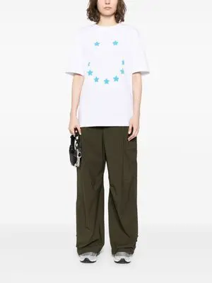 GROUND ZERO Star-print T-shirt - White