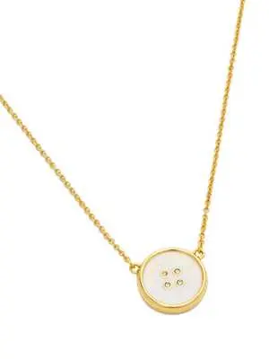Marc Jacobs Logo-plaque Pendant Necklace - Gold