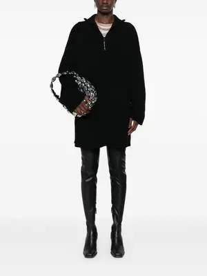 Balenciaga Logo-appliqué Ribbed Jumper