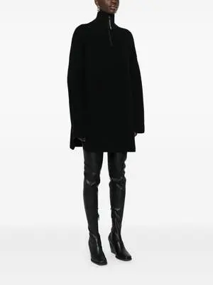 Balenciaga Logo-appliqué Ribbed Jumper