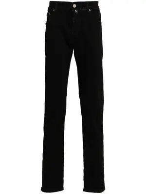 Handkerchief Hem Jeans For Men