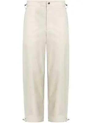 Moncler Canvas Trousers - Neutrals