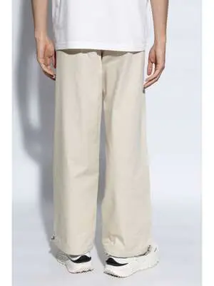 Moncler Canvas Trousers - Neutrals