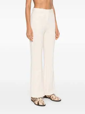 CIRCOLO 1901 Jersey Flared Trousers - Neutrals