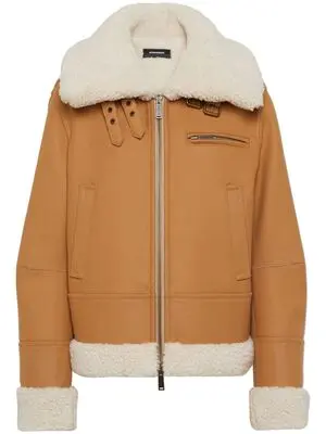 DSQUARED2 DSQUARED2 Faux-Shearling Jacket
