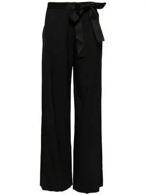 David Koma Black Wash Pants For Women